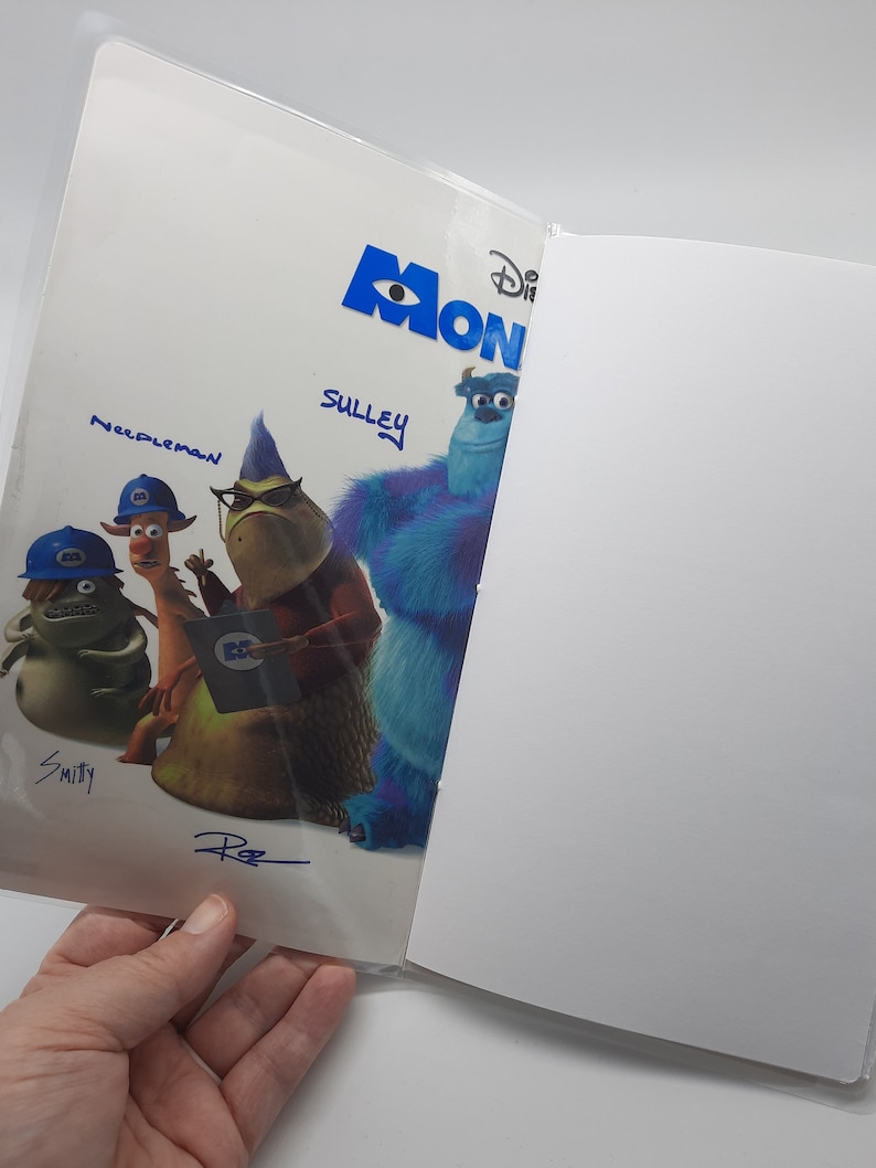 Monsters, Inc. Upcycled VHS Journal / Notebook Vintage Recycled Disney ...