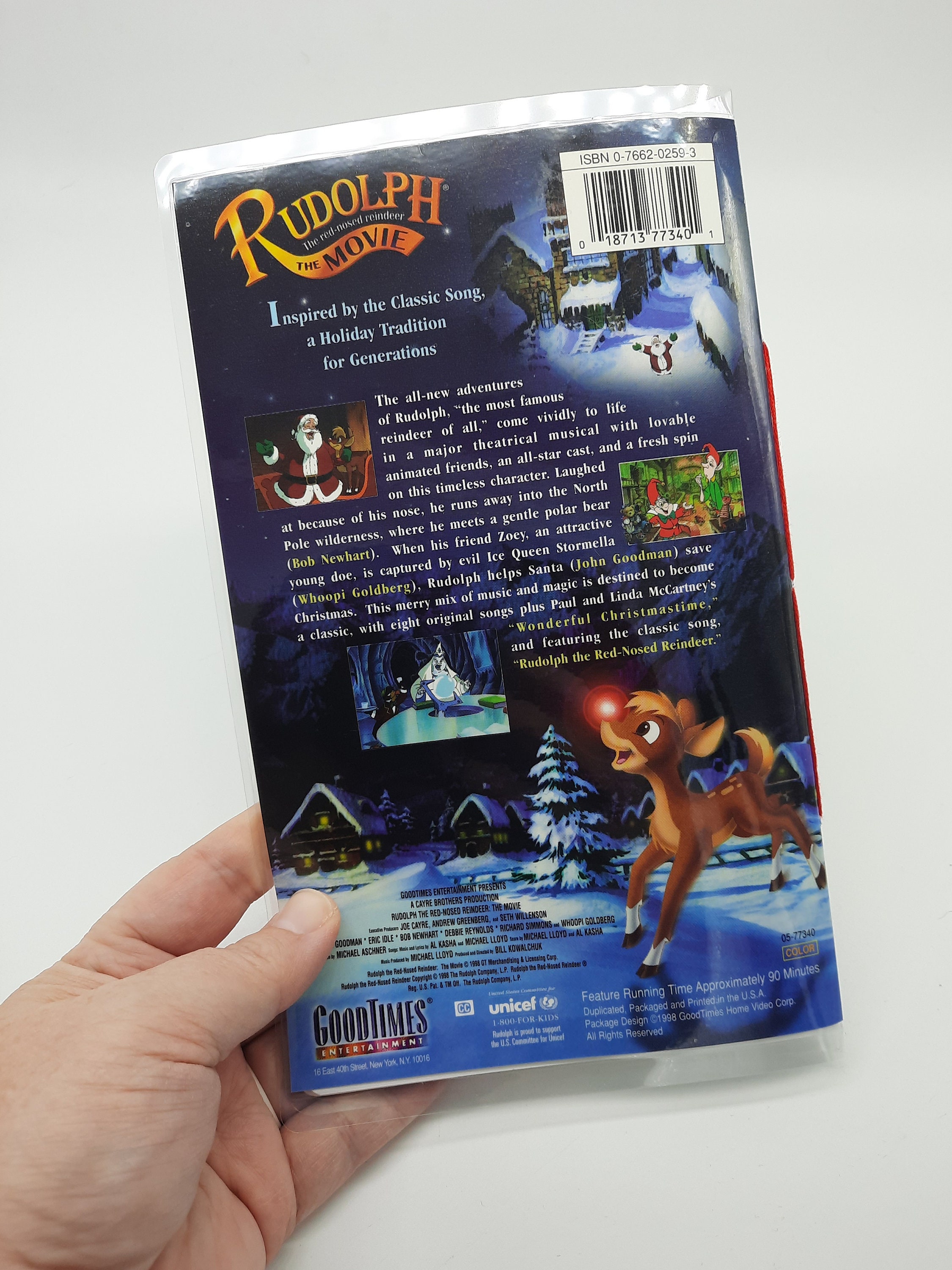 Rudolph the Red-nosed Reindeer the Movie Upcycled VHS Journal ...