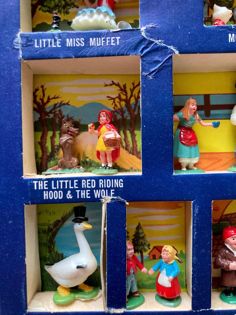 Vintage 60s Marx Fairykins "book" Complete Set - Etsy