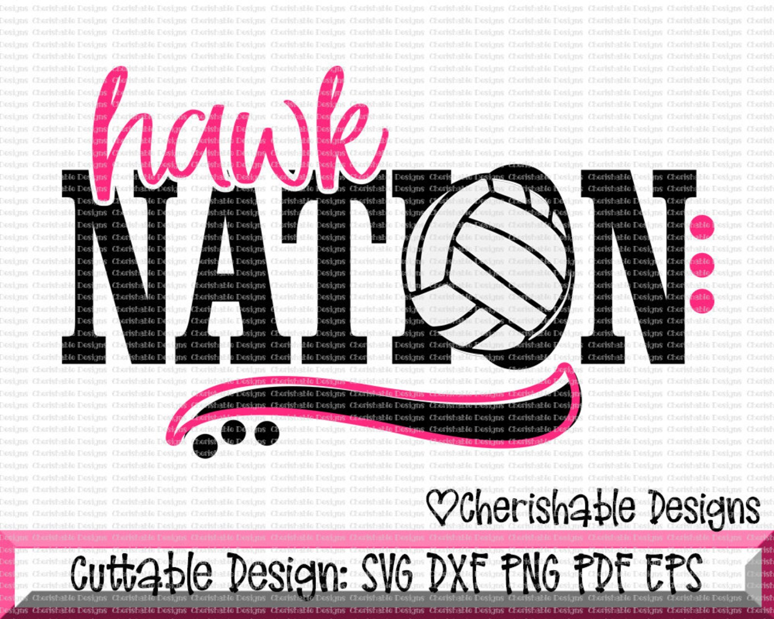Volleyball Svg Hawks SVG Hawk Nation Svg Hawk Pride Cut - Etsy