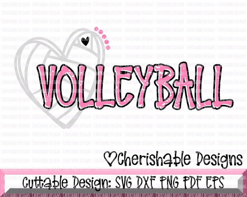 Volleyball Svg Volleyball Mom SVG Love Volleyball Svg | Etsy