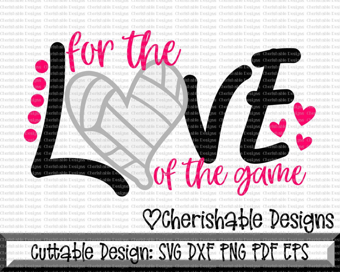 Volleyball Svg for the Love of the Game Svg Volleyball Mom - Etsy