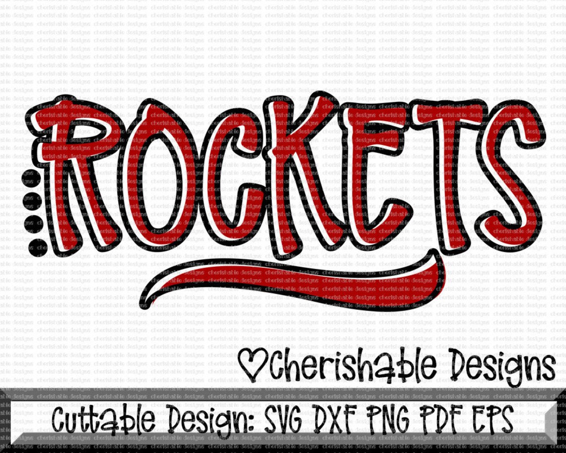 Rockets Svg Football Svg Baseball Svg Cheerleader Svg - Etsy