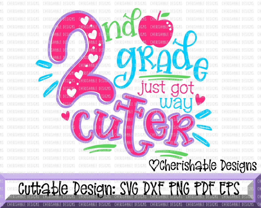 2nd Grade Svg, Second Grade Svg, School Svg, Back to School Svg, Last ...