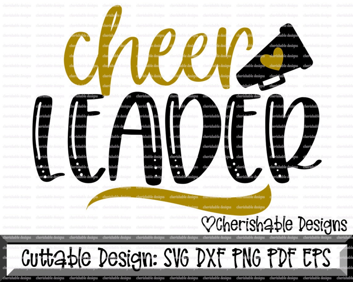 Cheerleader Svg Cheer Leader Svg Cheerleader Cutting File | Etsy