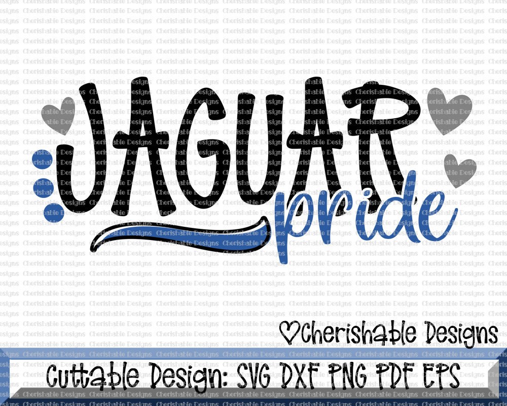 Jaguar Pride Svg Football Svg Baseball Svg Cheerleader Svg | Etsy