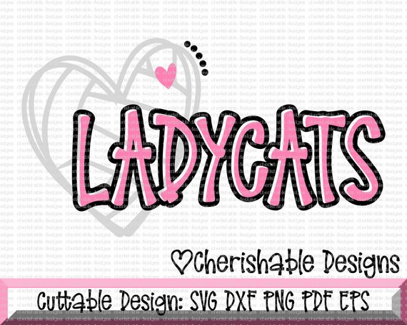 Volleyball Mom Shirt Svg Go Ladycats Svg Basketball Football Go ...