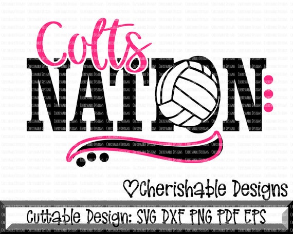 Volleyball Svg Colts SVG Colst Nation Svg Colt Pride Cut - Etsy