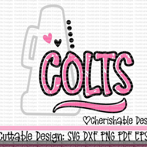 Colts Cheer SVG - Etsy