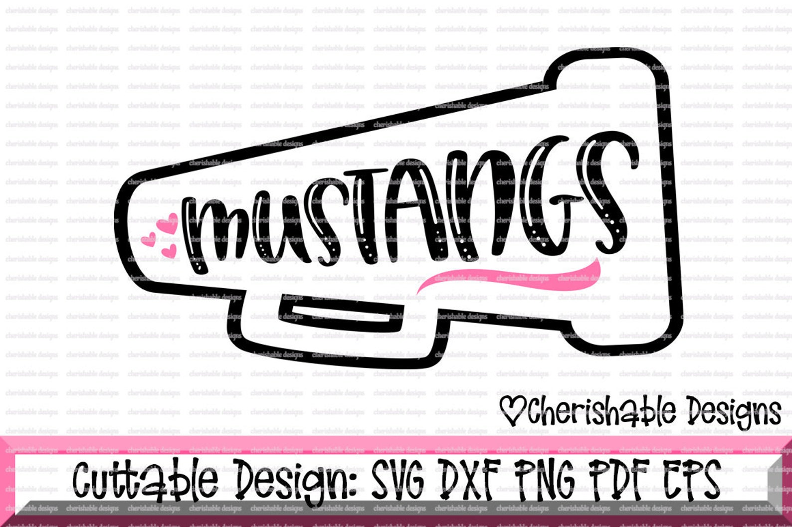 Cheerleader Svg Mustangs Cheer Svg Cheerleader Cutting File - Etsy