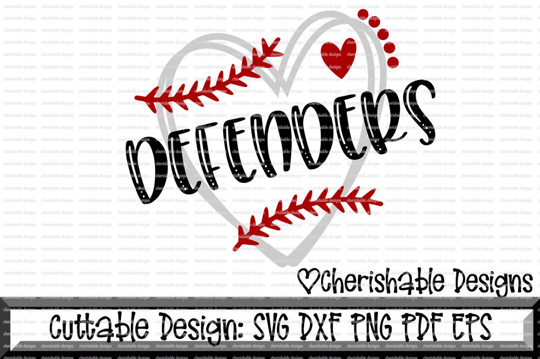 Buy Baseball Svg, Softball Svg, Defenders Baseball Cutting File, Heart ...