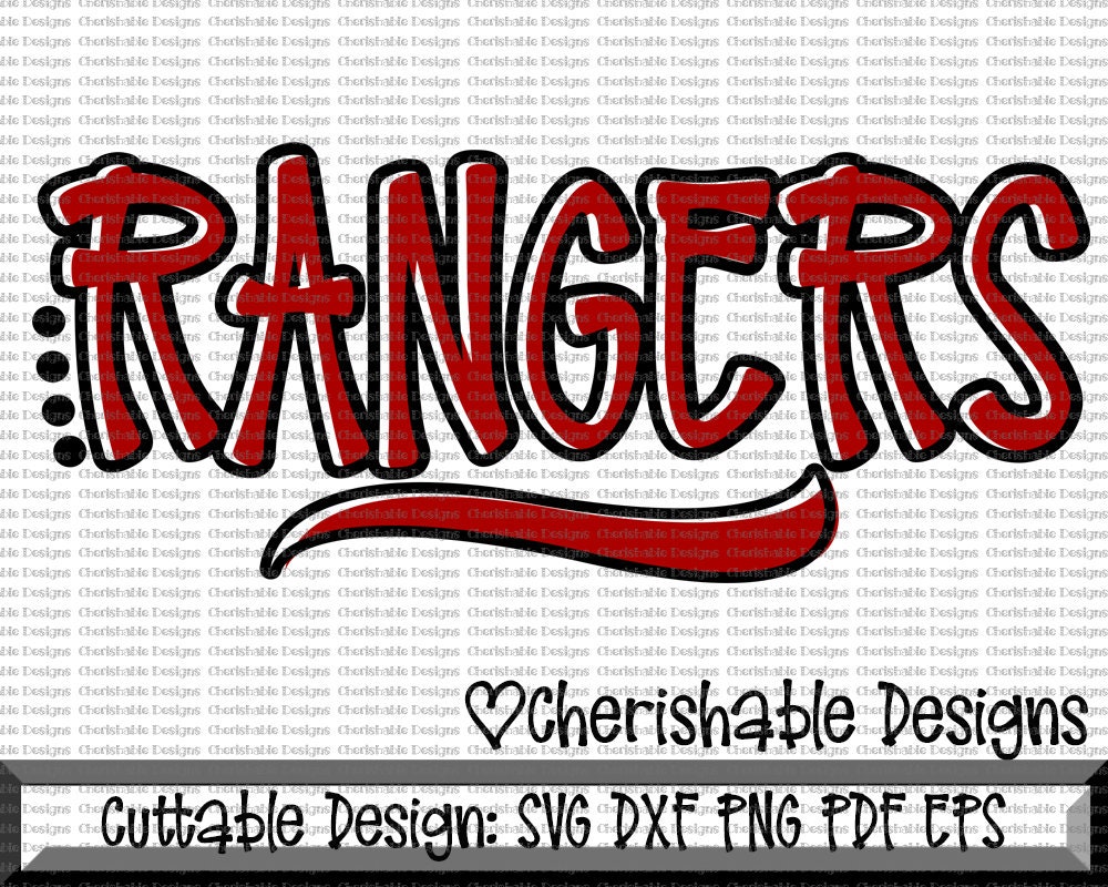 Rangers Svg Football Svg Baseball Svg Cheerleader Svg - Etsy