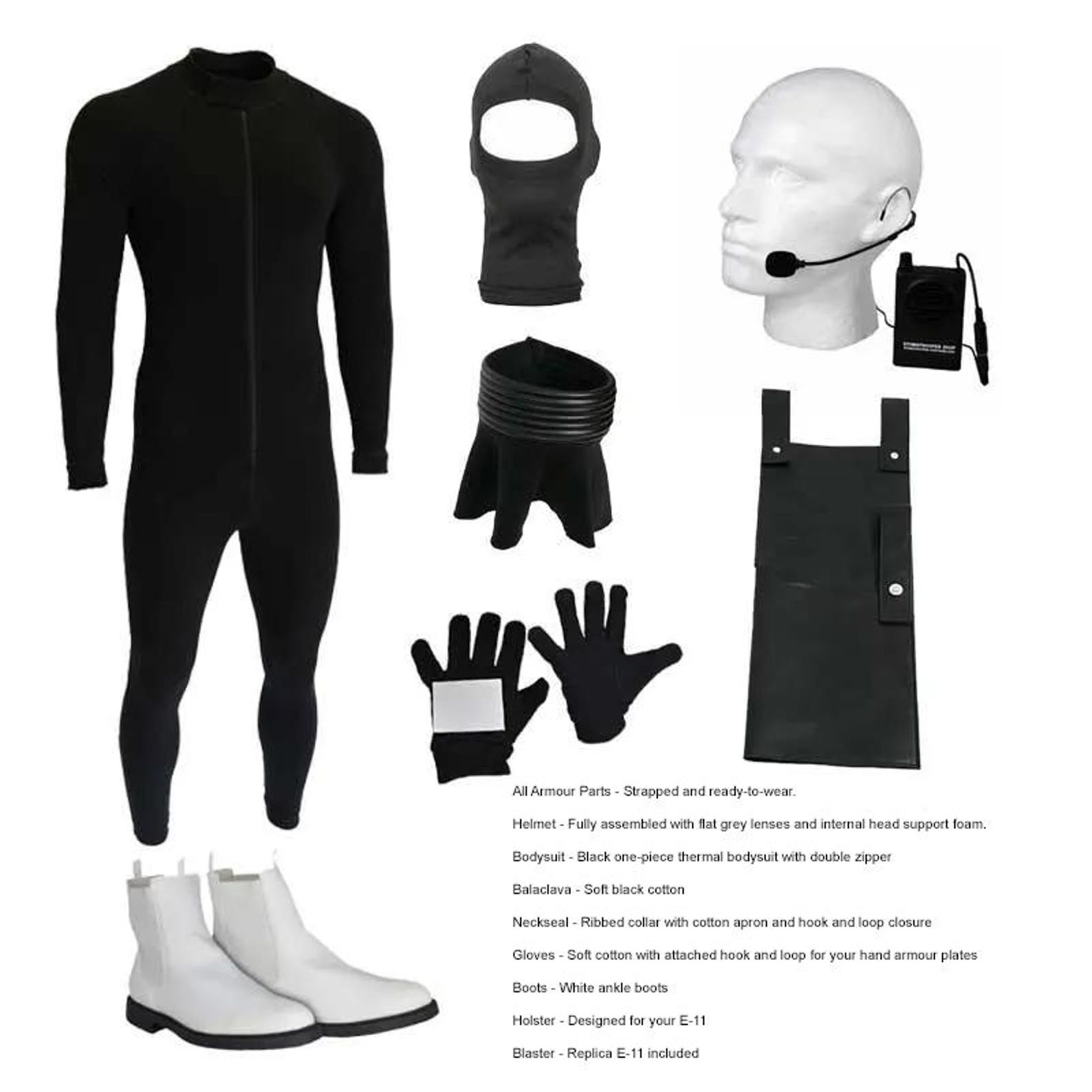Star Wars Shadowtrooper Costume Armour, Complete Package With Helmet ...