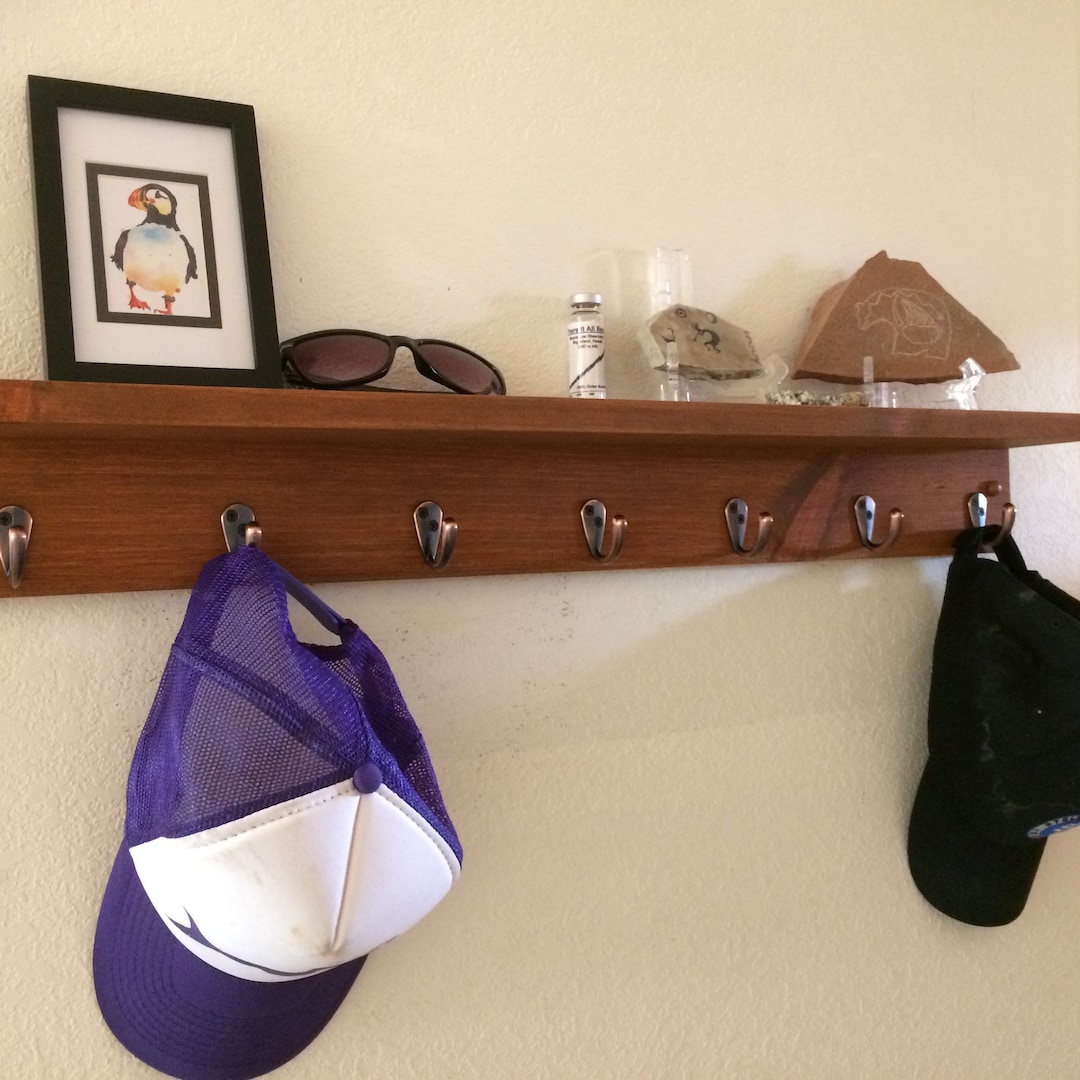 Coat Rack With 4" or 5" Shelf|mudroom Coat Rack|coat Shelf|entryway ...