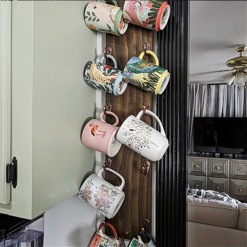 Wall Mug Rack - Etsy