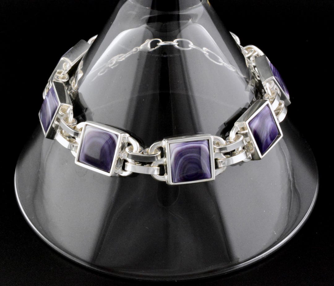 Wampum Bracelet 6pc. 10mm Squares in Sterling #capecod #jewelry # ...