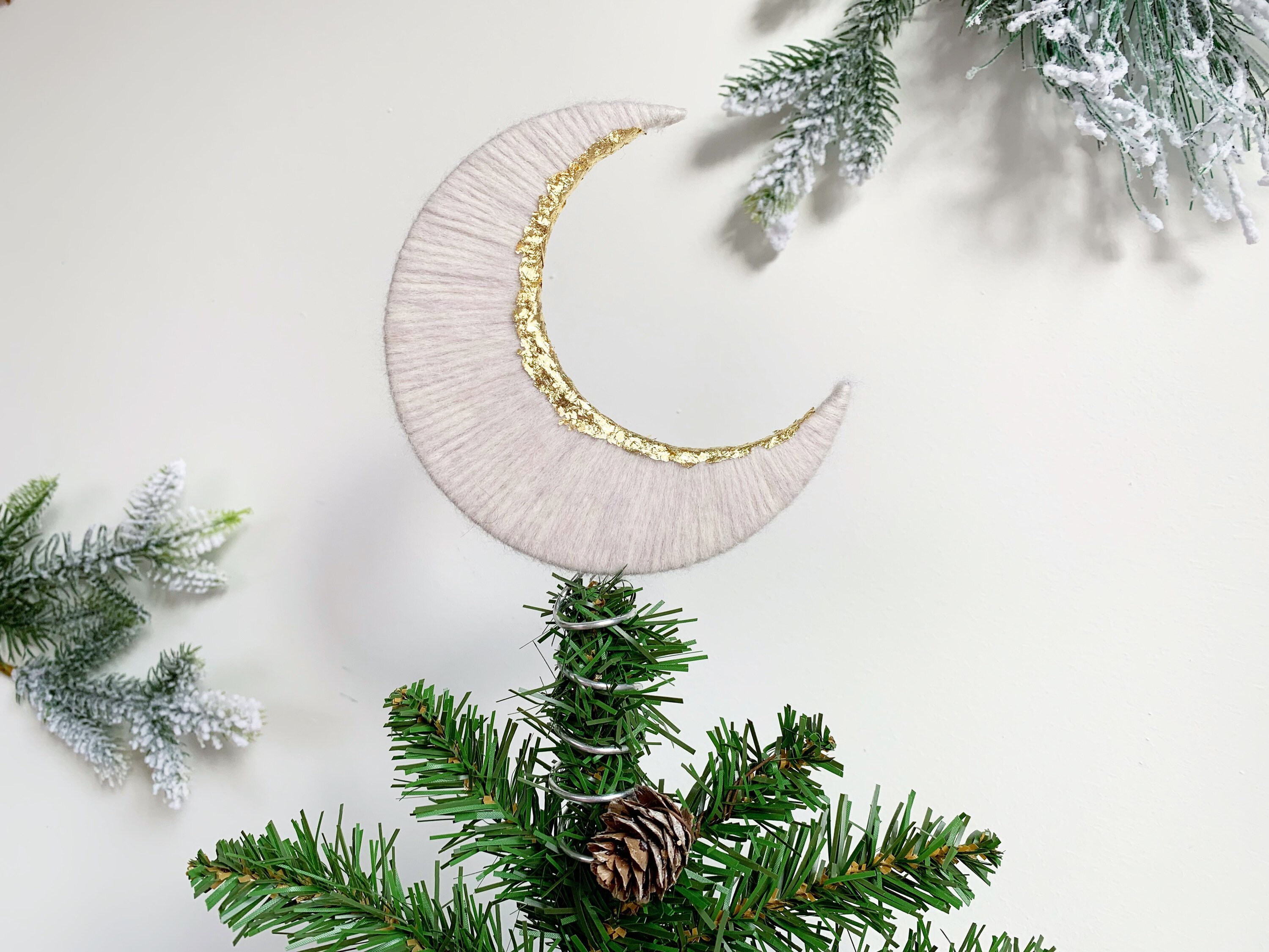 Tree Topper Christmas Moon - Etsy UK
