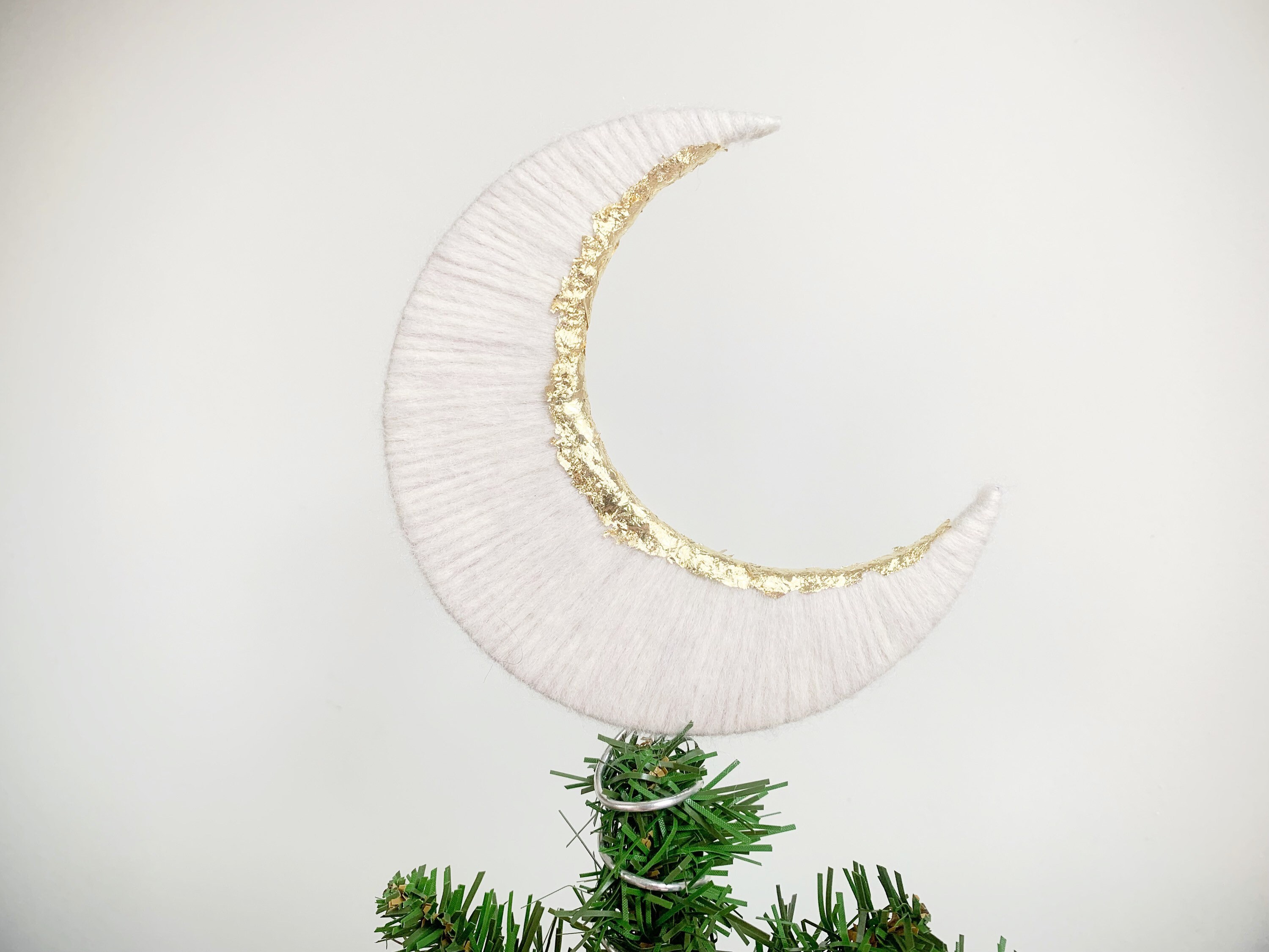 Tree Topper Christmas Moon - Etsy UK