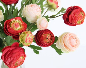 Silk Ranunculus - Etsy