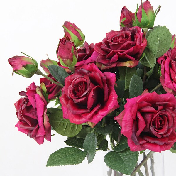 Real Touch Roses - Etsy