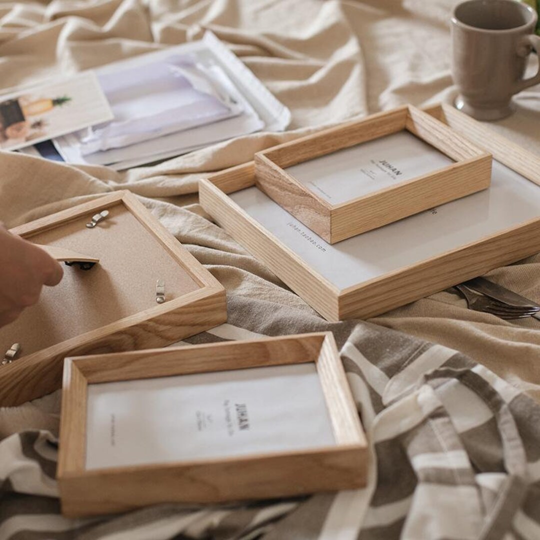 Desktop Solid Wood Photo Frame - Etsy