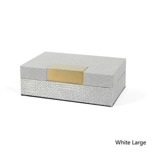 Elegant Fabric Cover Gold Metal Decorative Jewelry Box - Etsy