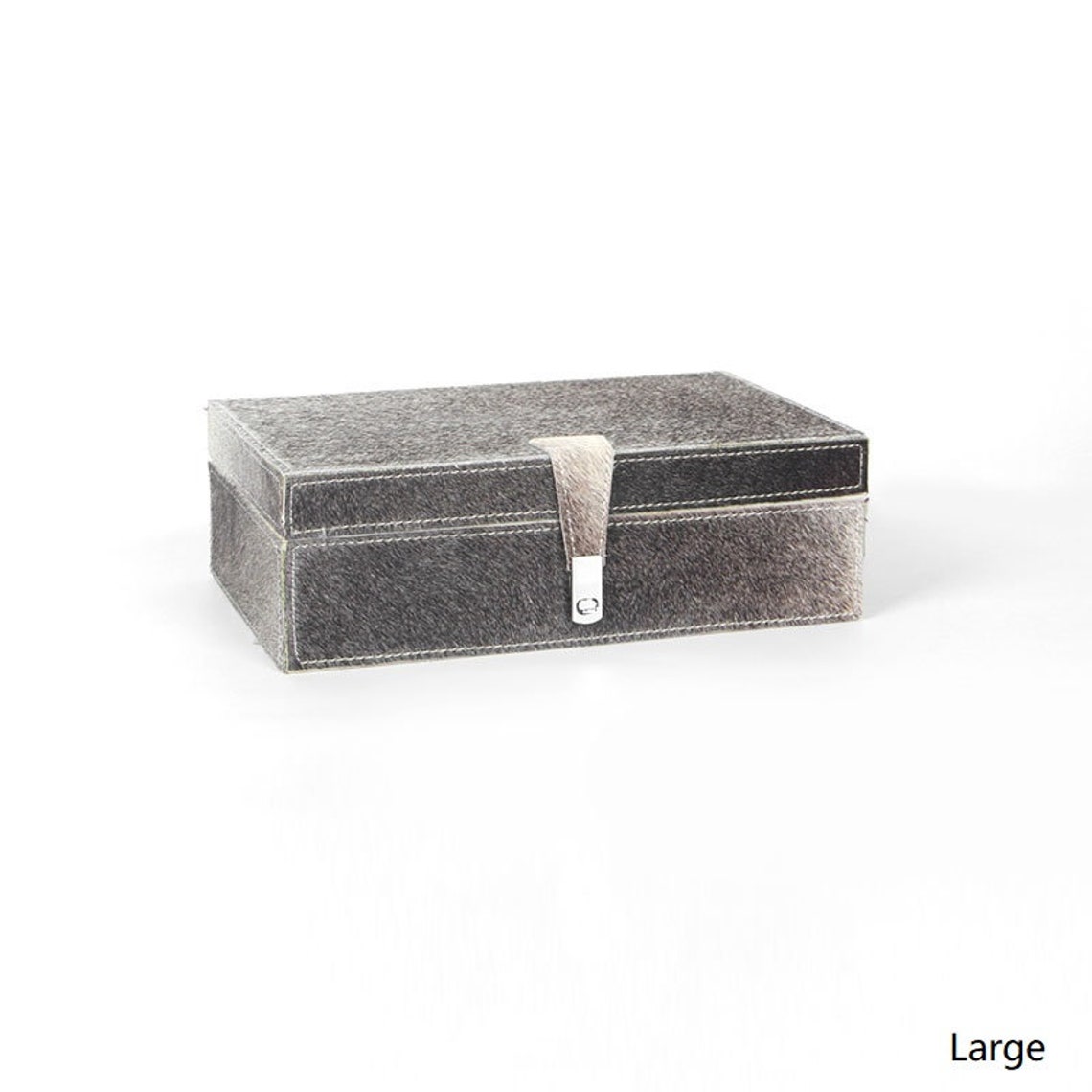 Silver Fur Fabric Jewelry Box - Etsy