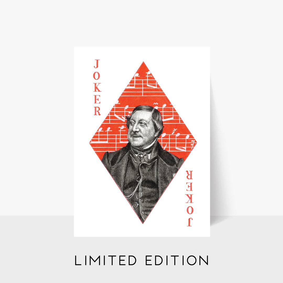 Art Print (limited Edition): Card #16b Rossini - Etsy