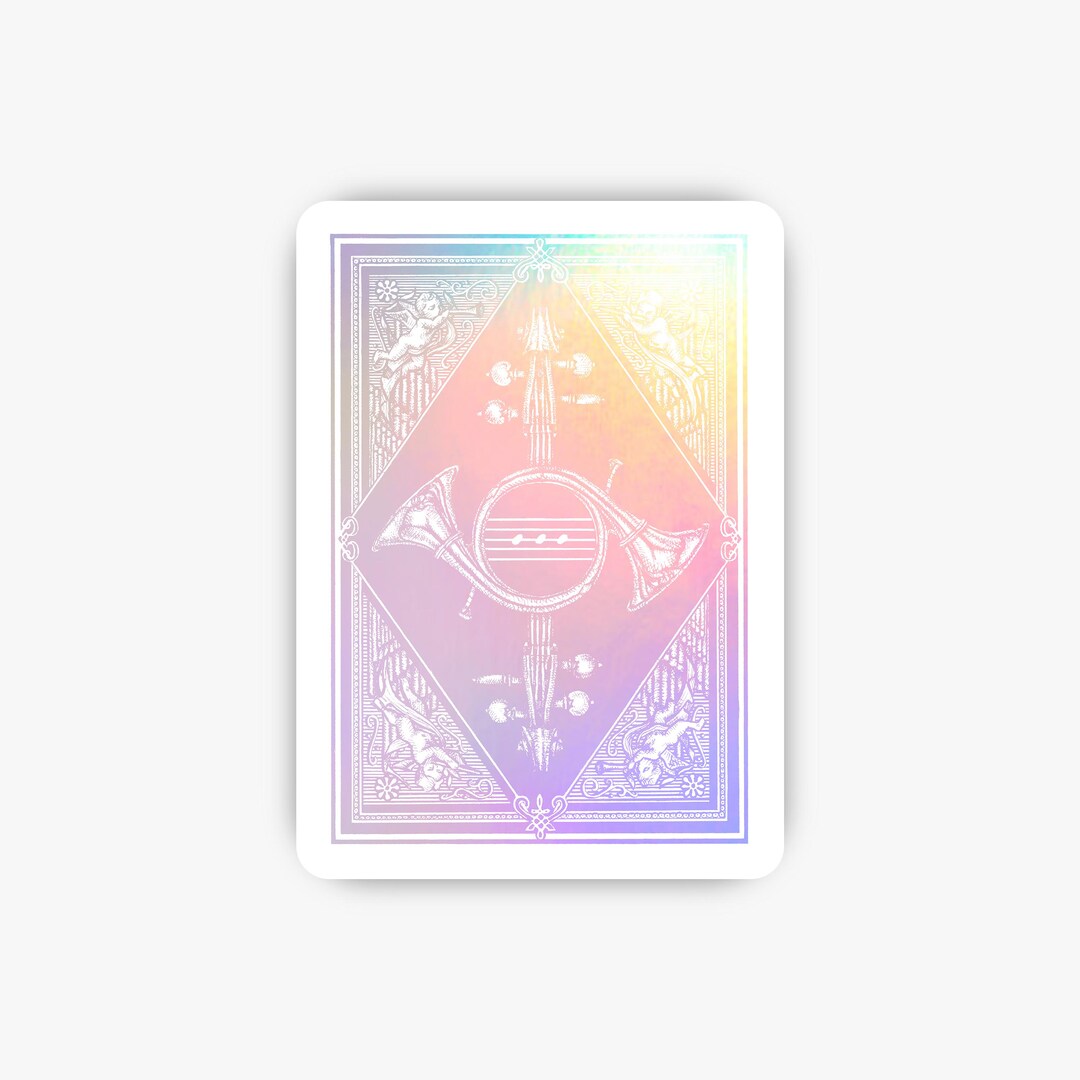 Sticker: Backing of the Classical Card Collection - Etsy