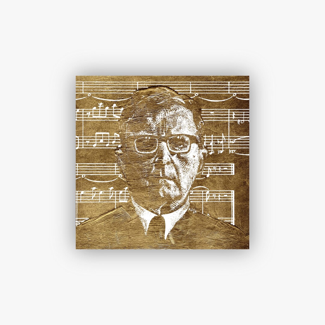 Sticker: Gold Shostakovich (for DSCH Journal) - Etsy