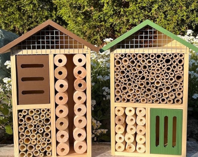 Standing Hexagon Native Bee Home - Etsy