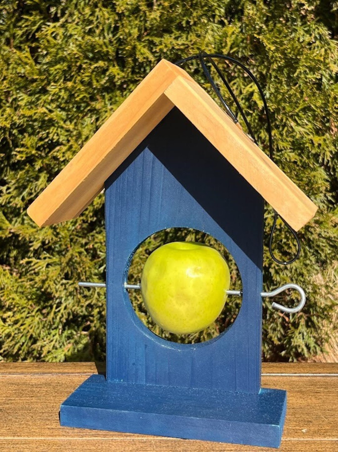 Fresh Fruit Bird Feeder Perfect for Whole Fruit or Slices, Wood ...