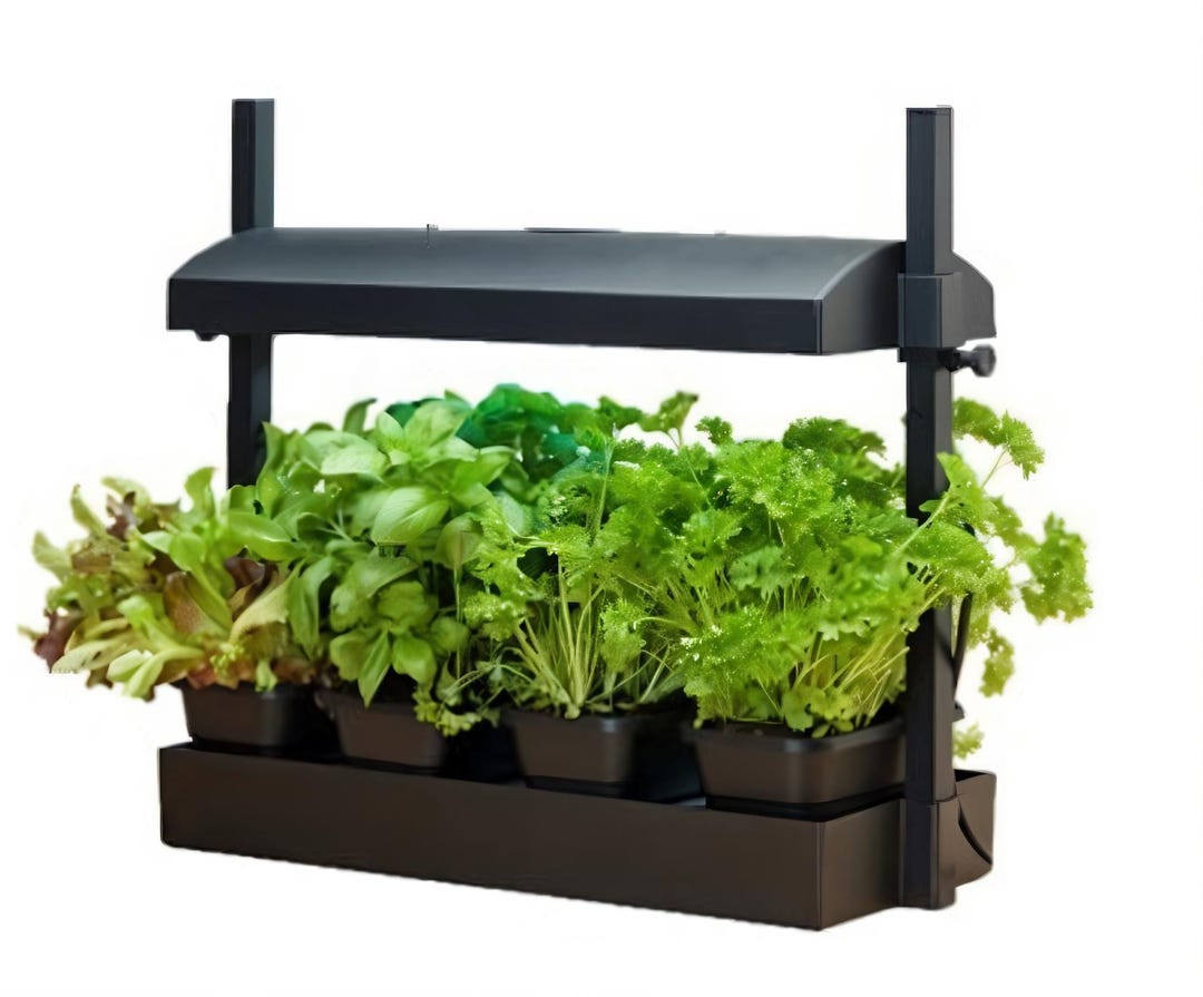 LED Grow Light Table Top Self Watering Garden for Indoor Plant and ...
