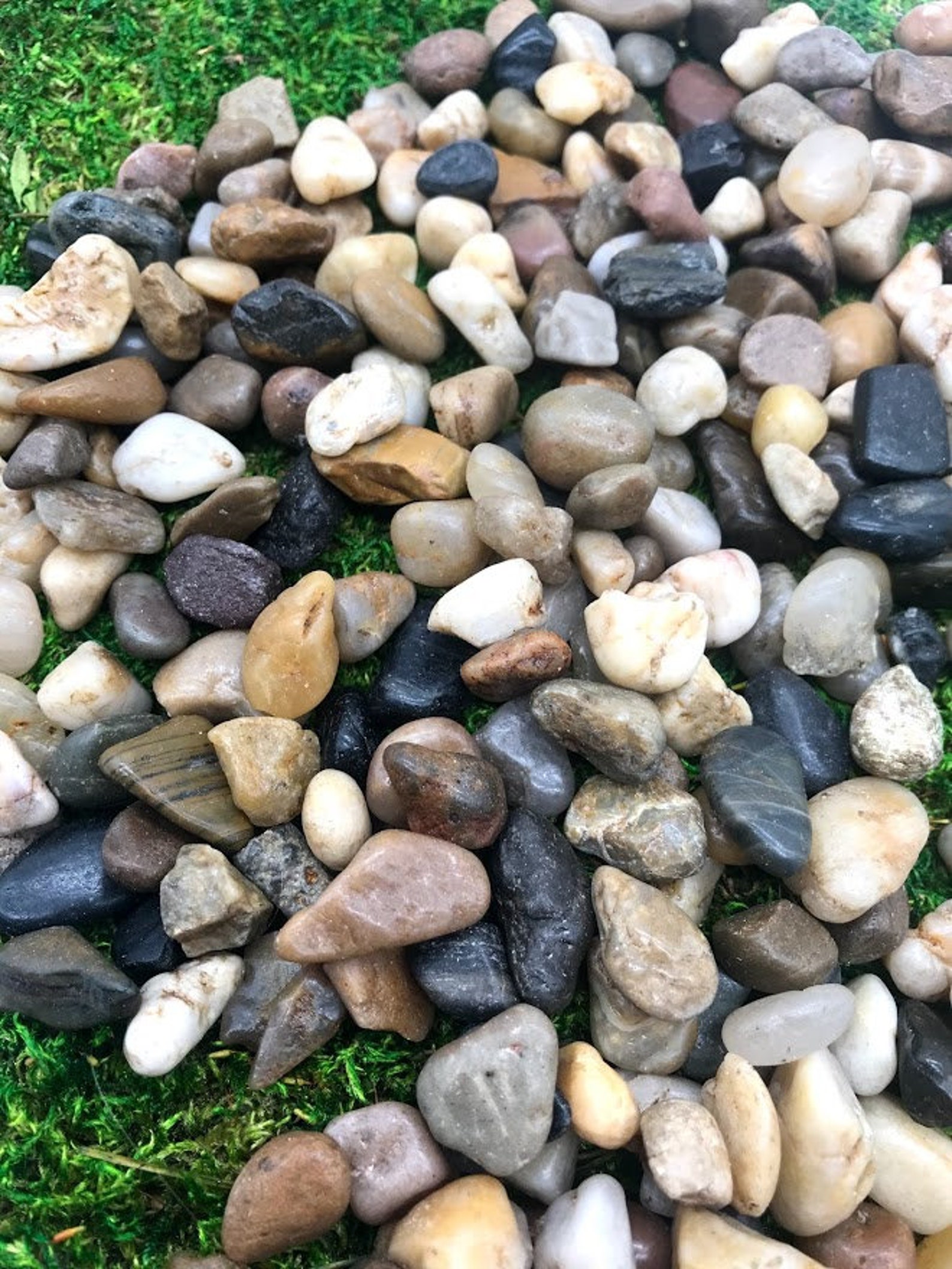 Natural Polished River Stones Rocks Pebbles Fun for Fairy - Etsy