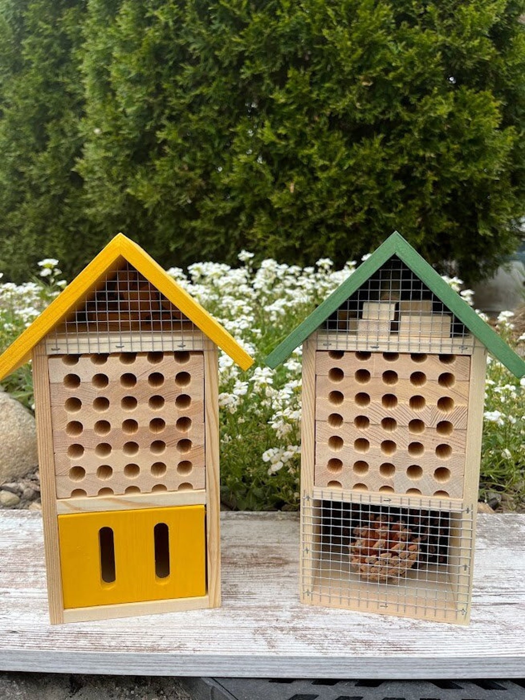 The Grand Pollinator Hotel Multi Room House - Leaf Cutter & Mason Bees ...