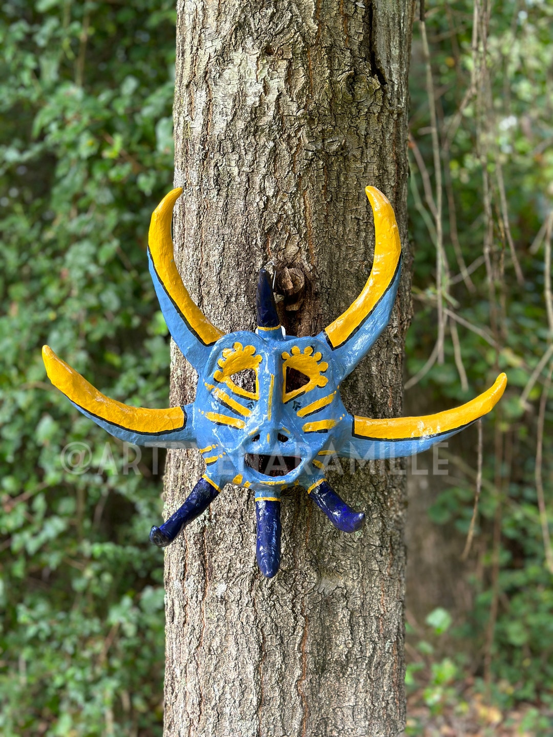 Vejigante Mask Taino Cultural caguax Medium - Etsy