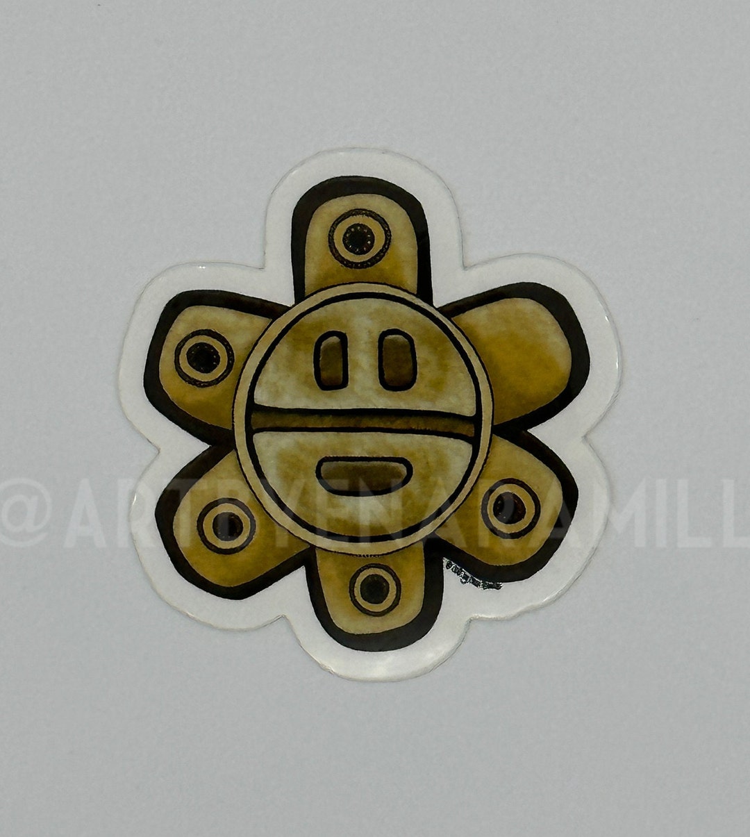 Taino Cultural Sticker “sol De Jayuya” Free Shipping - Etsy