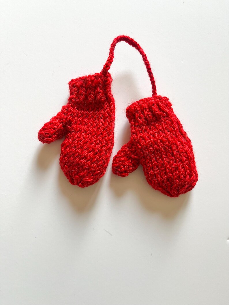 Mini Mittens Ornament - Etsy