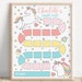 Editable Unicorn Chore Chart, Printable Reward Chart, Customizable ...