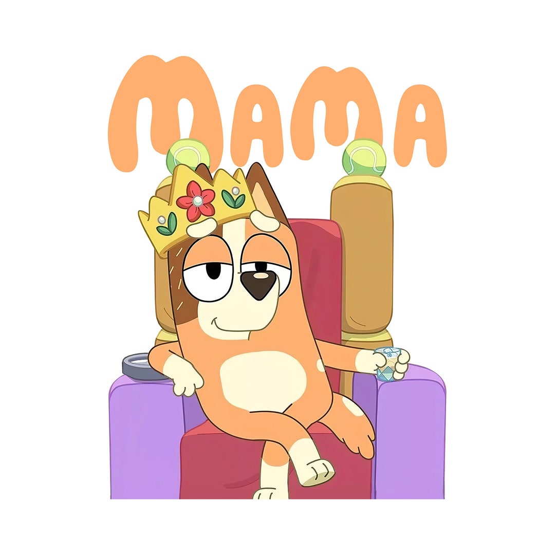 Bluey Mama Png Bluey Family Png Bluey Rainbow Png Bluey - Etsy