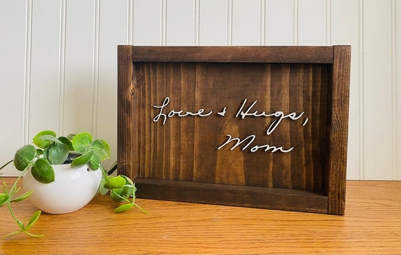 Handwriting Sign Custom Handwriting Sign Handwriting | Etsy