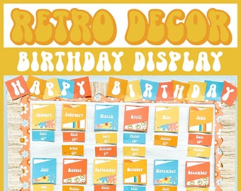 Classroom Birthday Display Printable - Etsy
