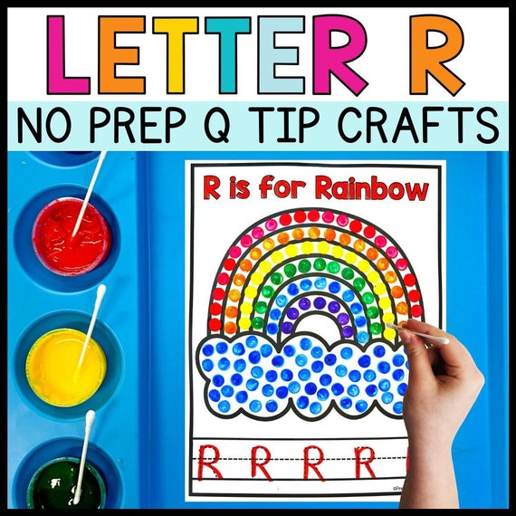 Letter R Rainbow Craft