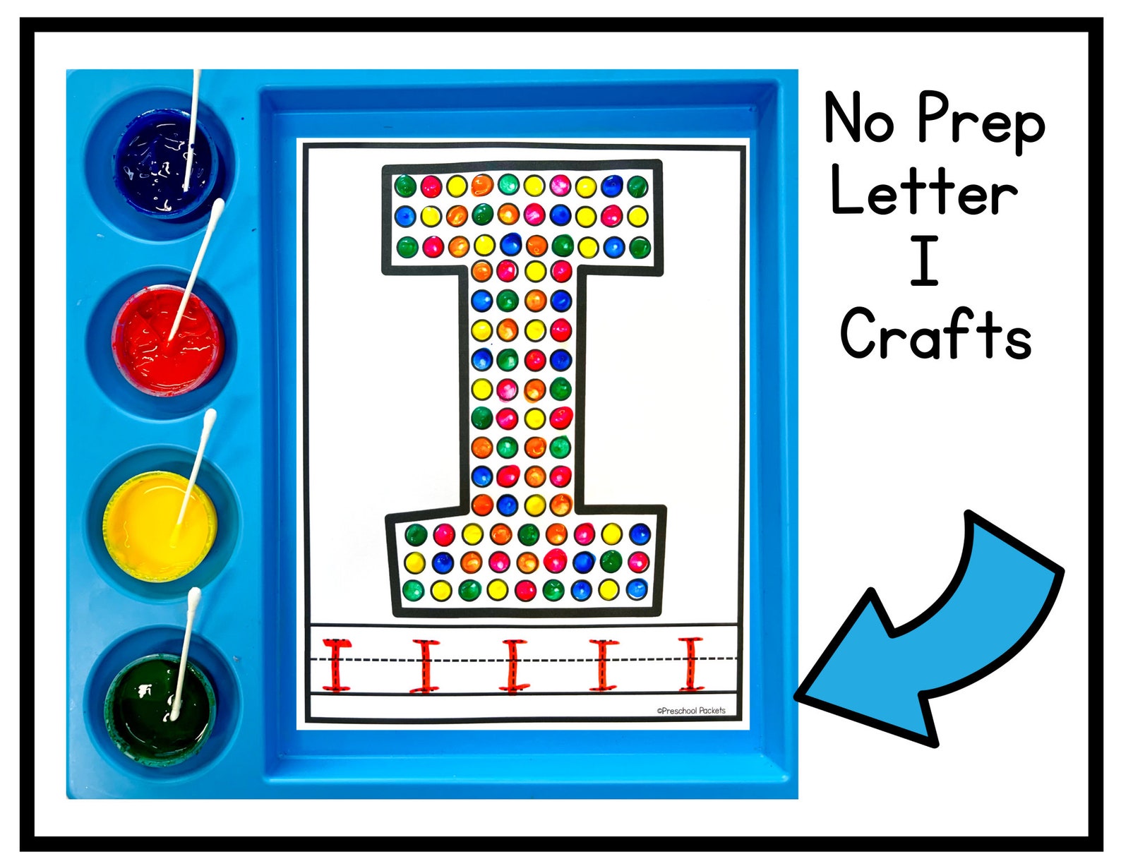 Letter I Alphabet Crafts for Kids Letter of the Week Preschool - Etsy
