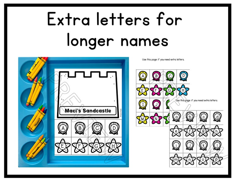 Sandcastle Editable Name Craft Summer Preschool Printable Kids - Etsy Sandcastle Editable Name Craft Summer Preschool Printable Kids - Etsy