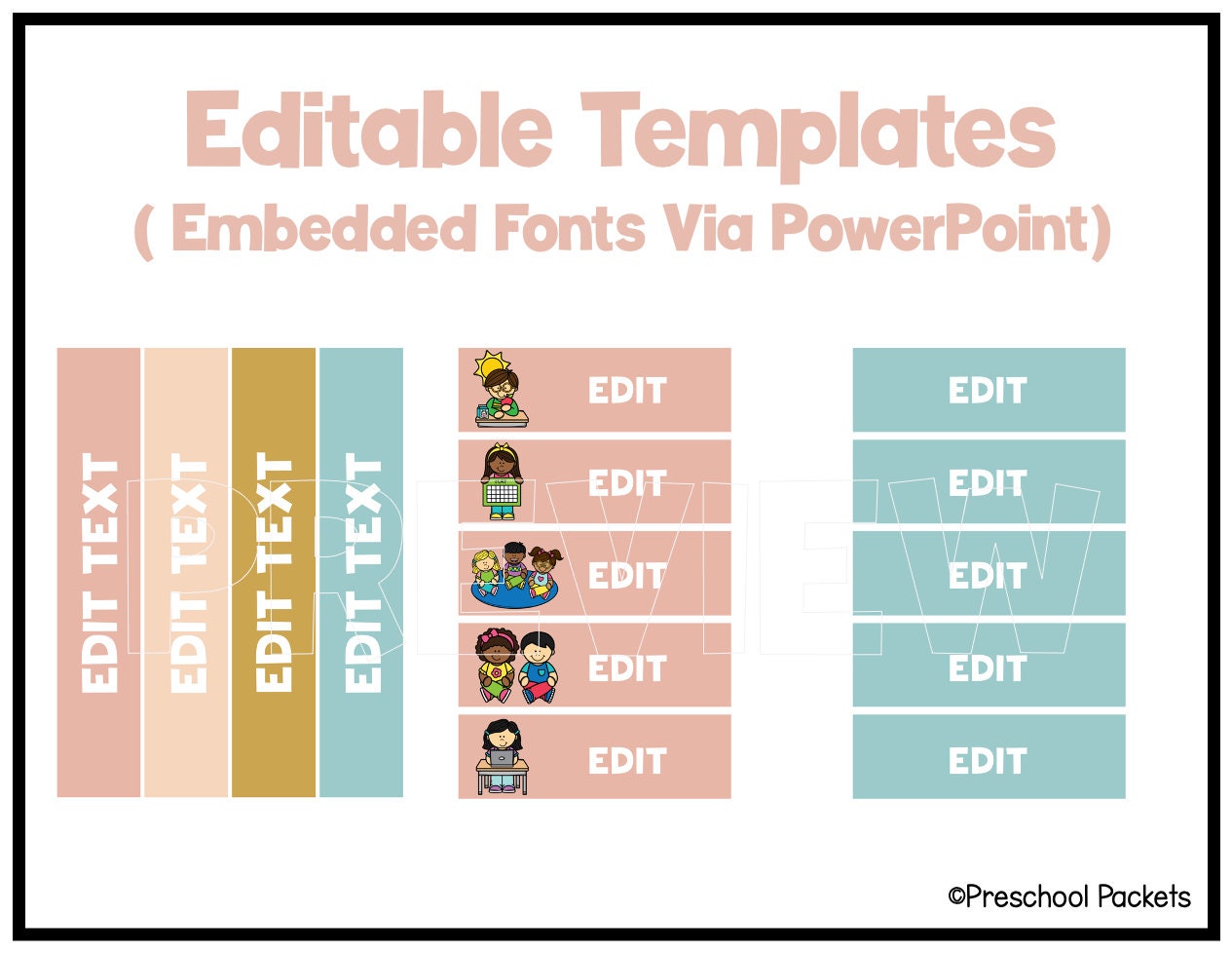 Boho Rainbow Classroom Daily Visual Schedule Editable - Etsy