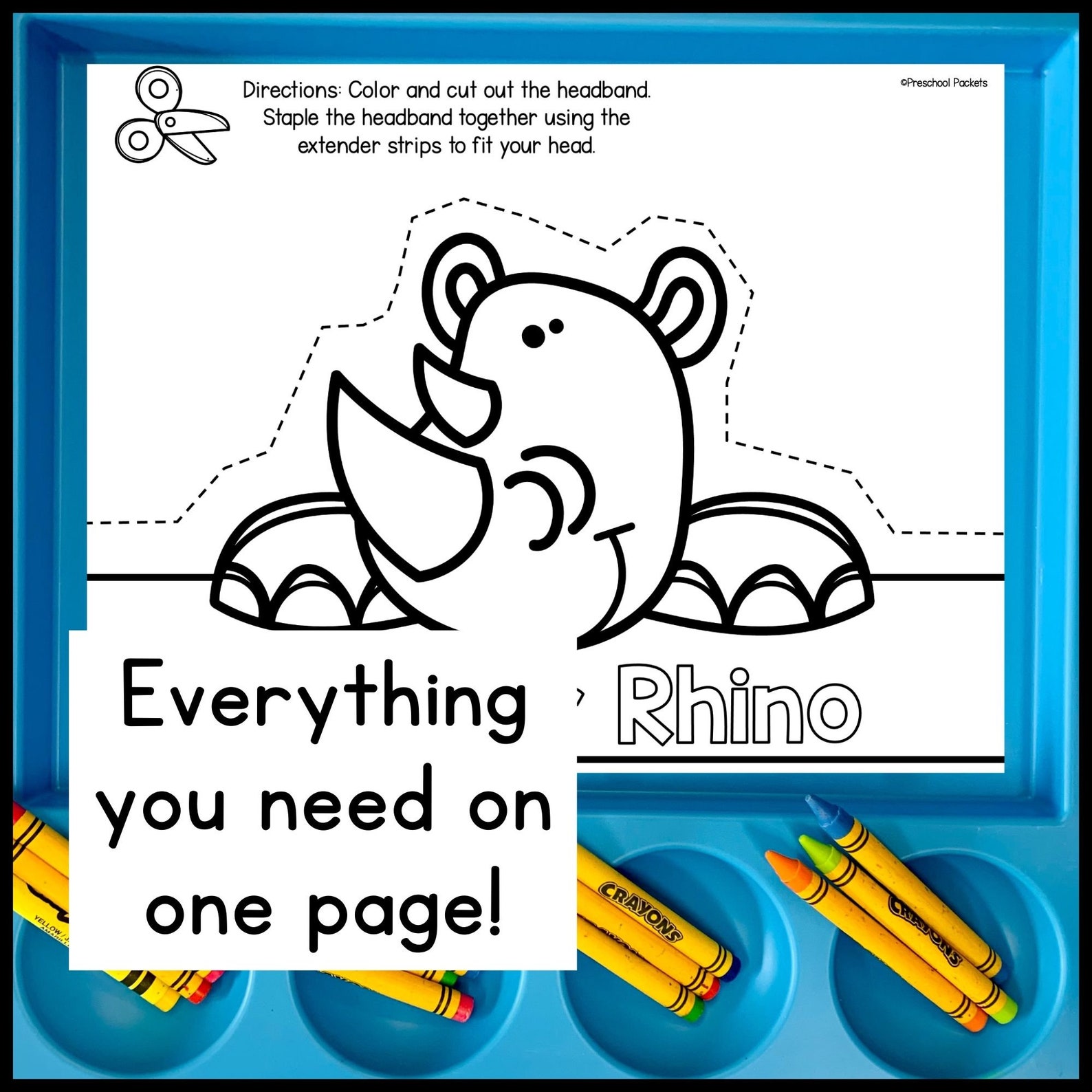 Zoo Animal Crafts for Kids Alphabet Crowns - Etsy