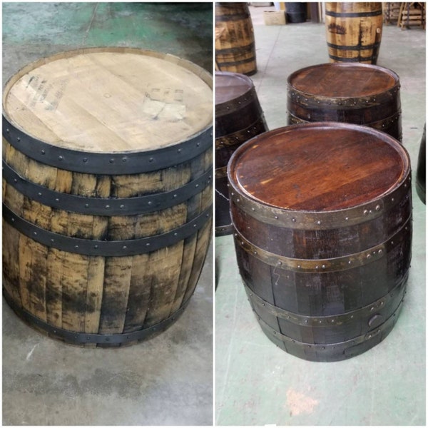 Barrel End Table - Etsy