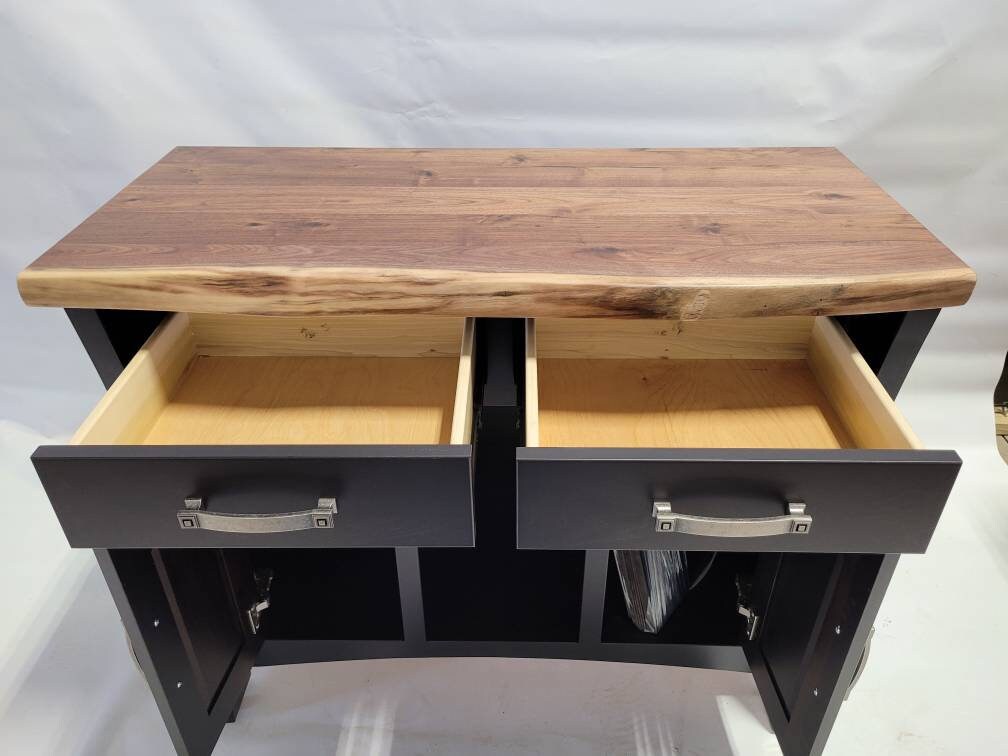 Live Edge Hand Crafted Mini Buffet Made in the USA With Free - Etsy