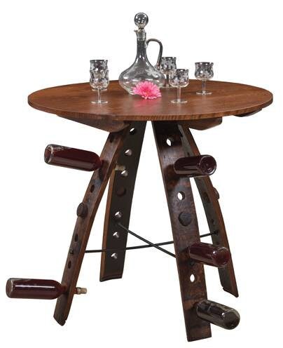 Barrel Stave Table With Quarter Sawn White Oak Top - Etsy